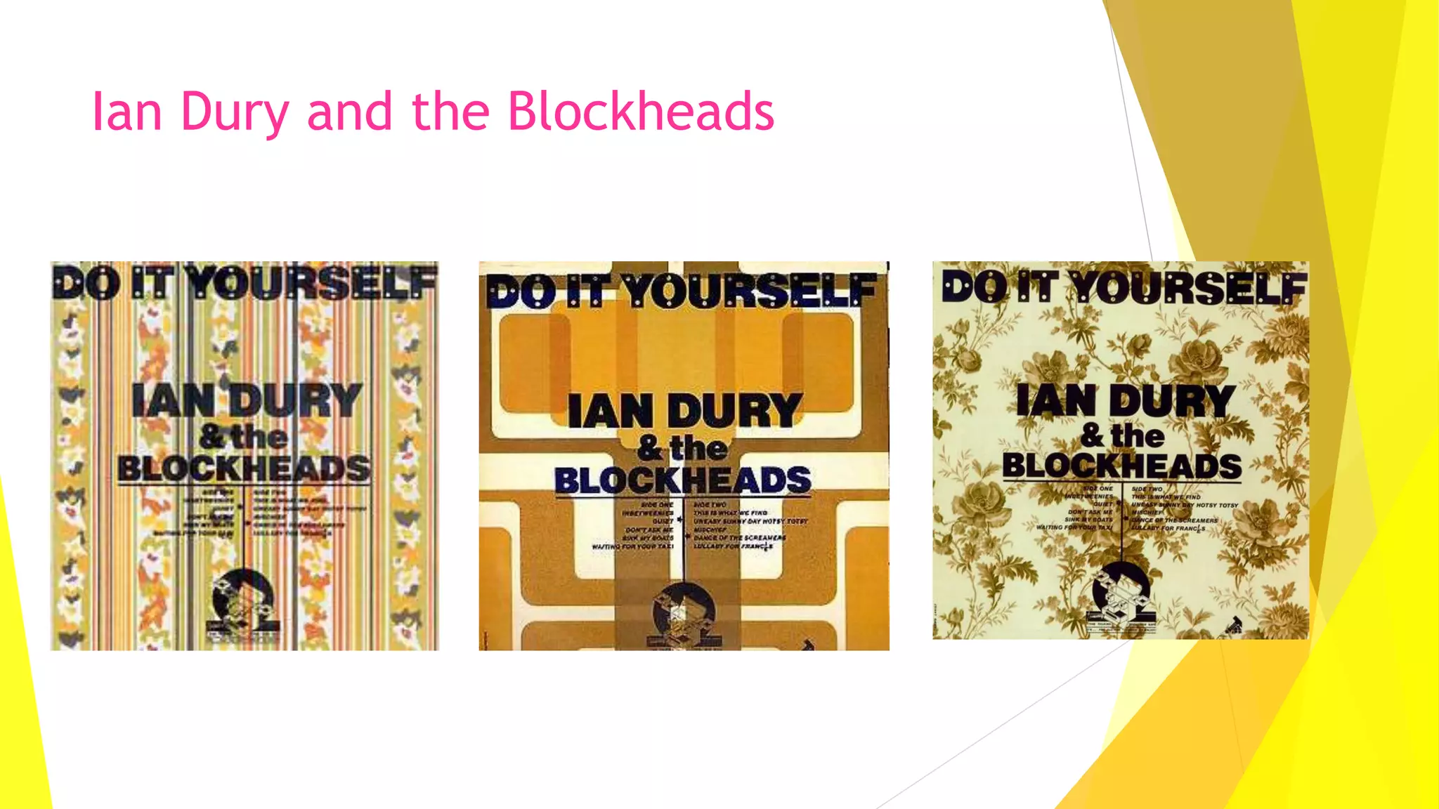 Jamie reid and Barney Bubbles | PPT