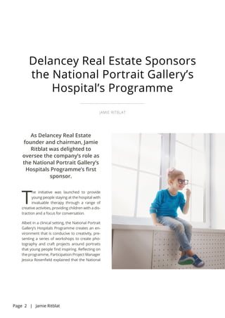 Delancey Real Estate Sponsors the National Portrait Gallery’s Hospital ...