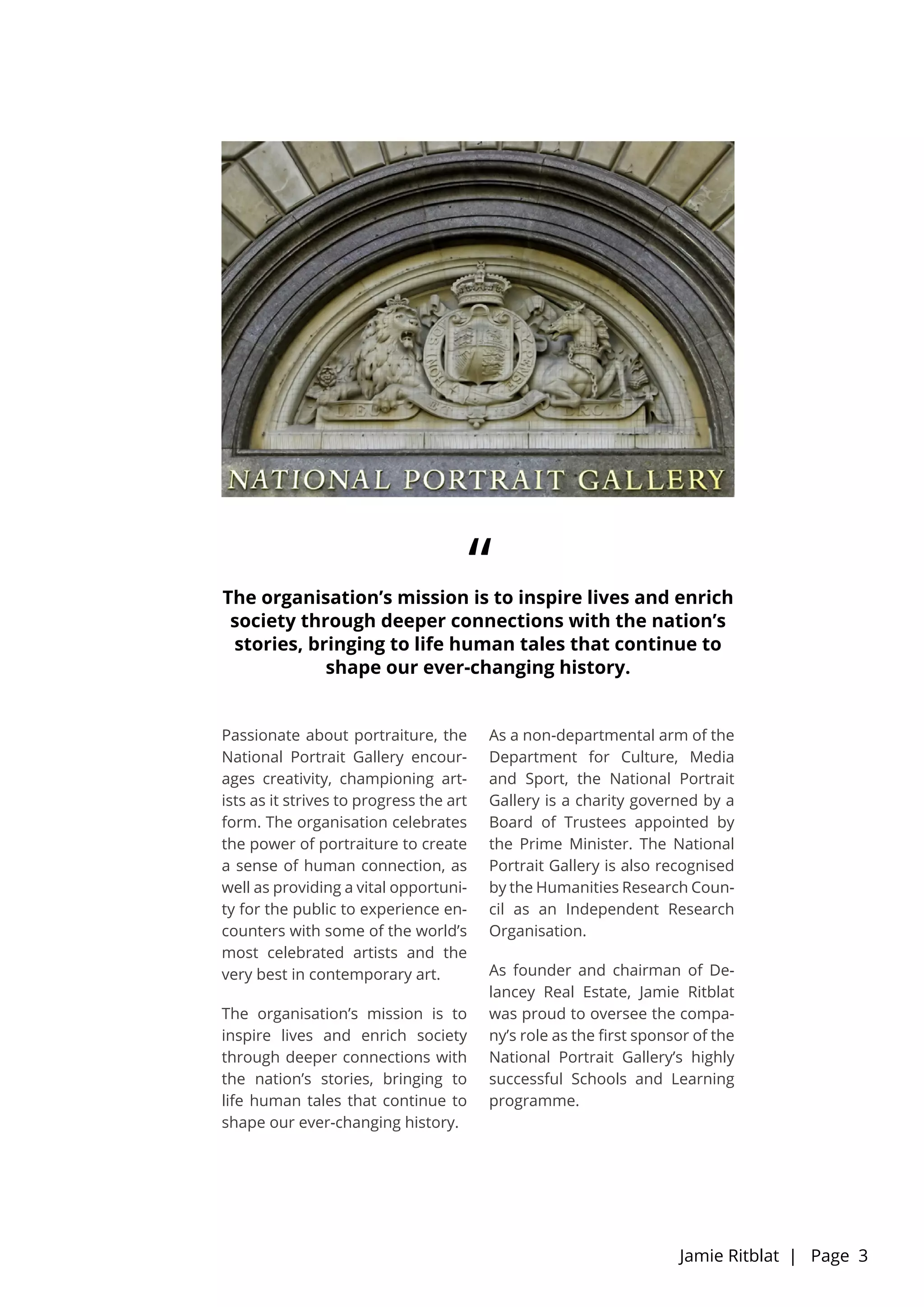 About the National Portrait Gallery | PDF