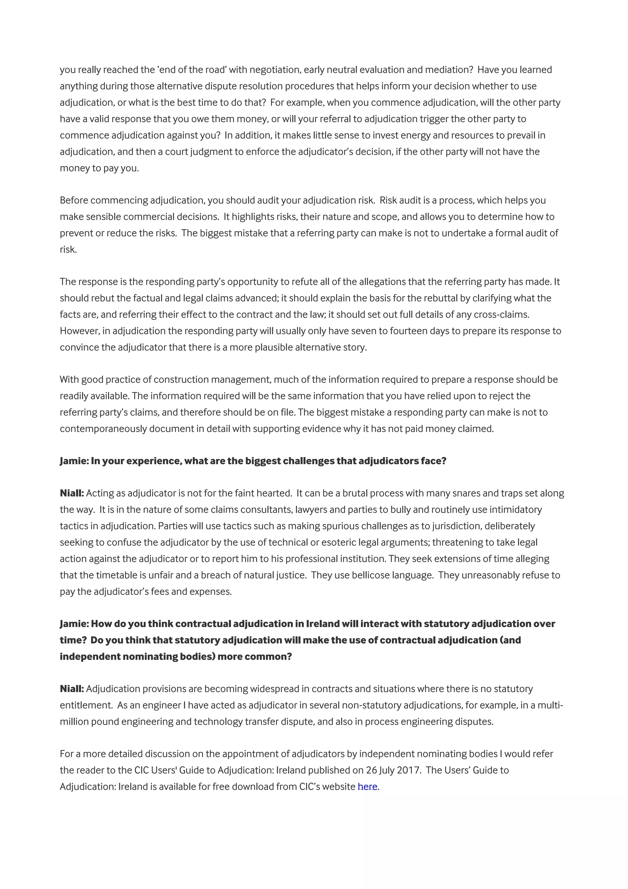 Meet the Adjudicator | PDF