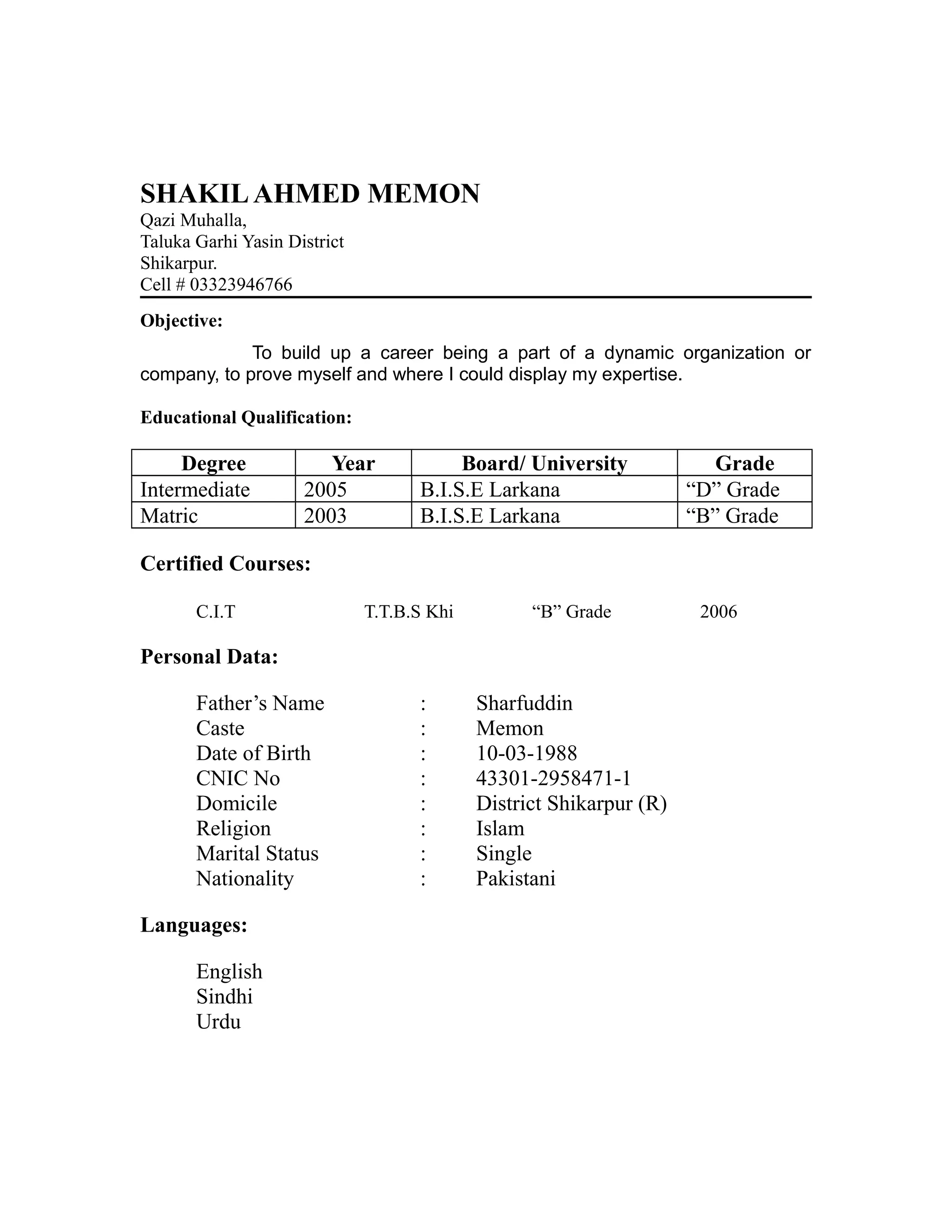 shakeel | DOC