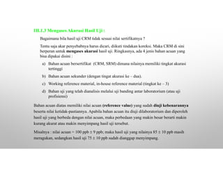 Jaminan Mutu Hasil Uji Laboratorium Pengujian | PDF
