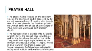 Jami' uqba ibn nafi' Mosque, Tunisia (Great Mosque of Kairouan) | PPTX