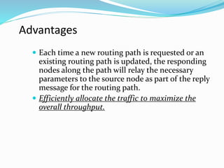 Jamming aware traffic allocation for multiple-path routing using ...