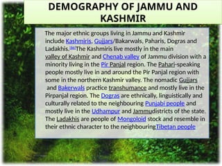 welcome to JAMMU and kashmir a city of temple | PPTX