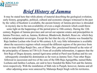 art integrated project on jammu and kashmir | PPTX