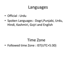 Jammu, Jammu & Kashmir J&K | PPTX