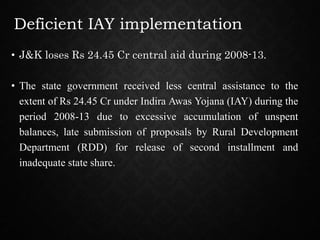 Jammu & kashmir housing policy n scheme | PPTX