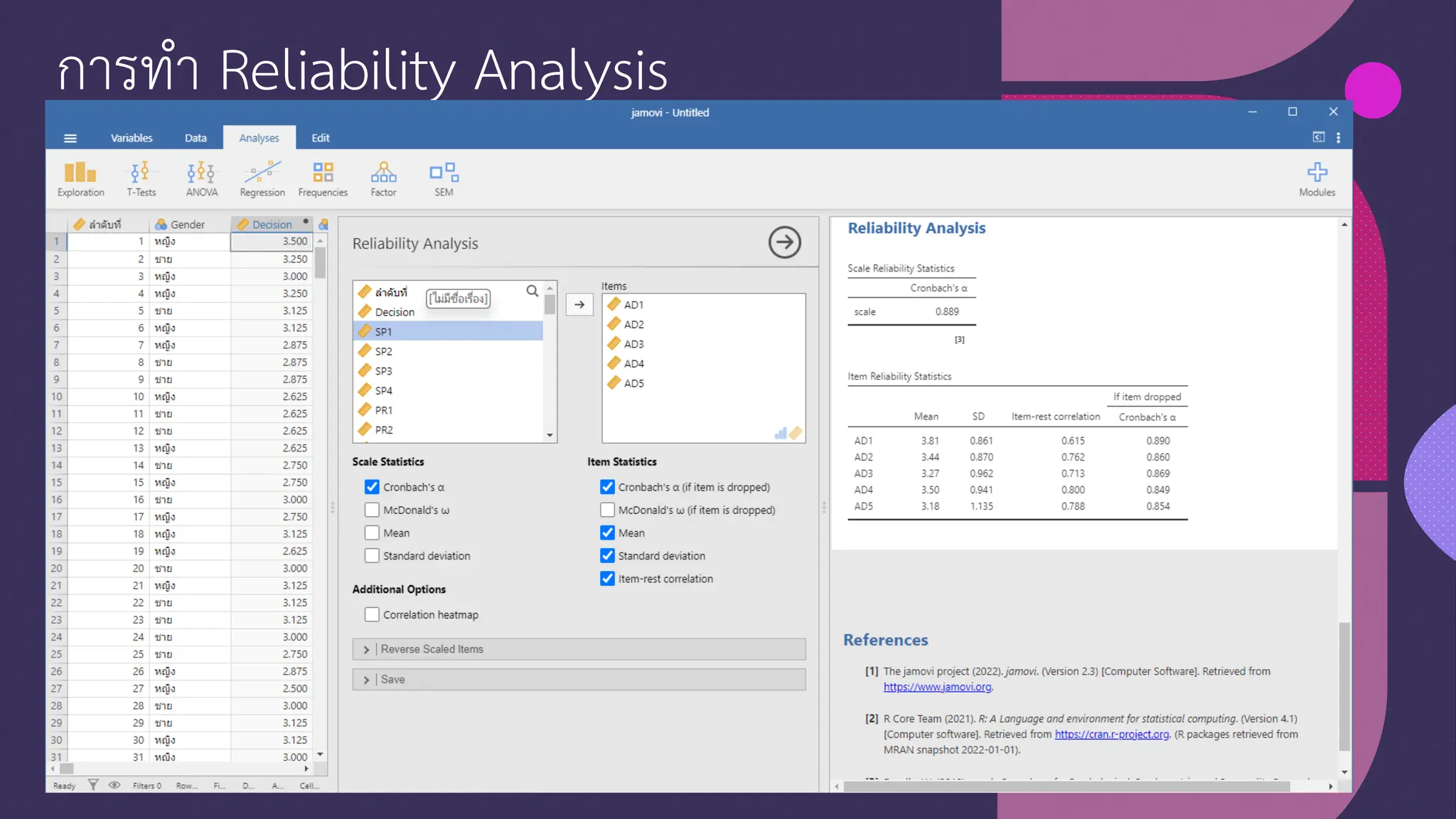 Using JAMOVI in structural equation analysis | PDF