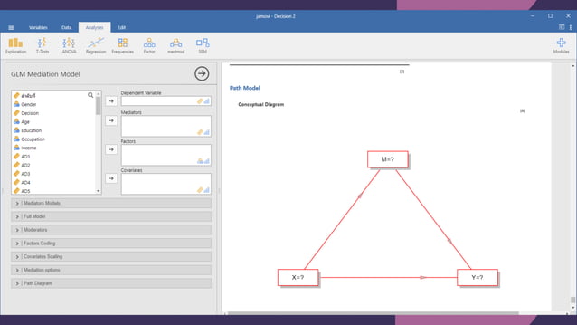 Using JAMOVI in structural equation analysis | PDF