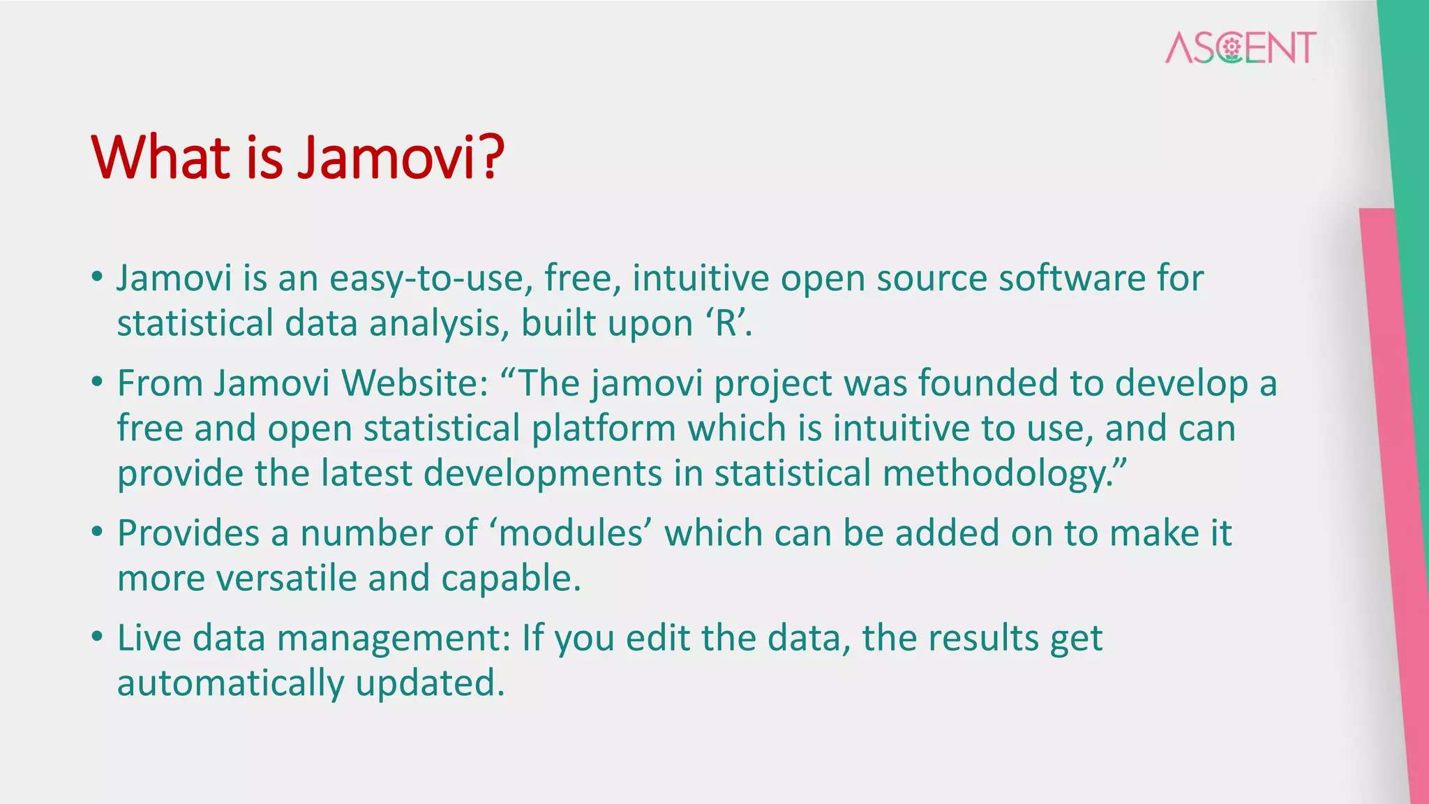 Jamovi For Statistical Data Analysis PDF Jamovi For Statistical Data Analysis PDF