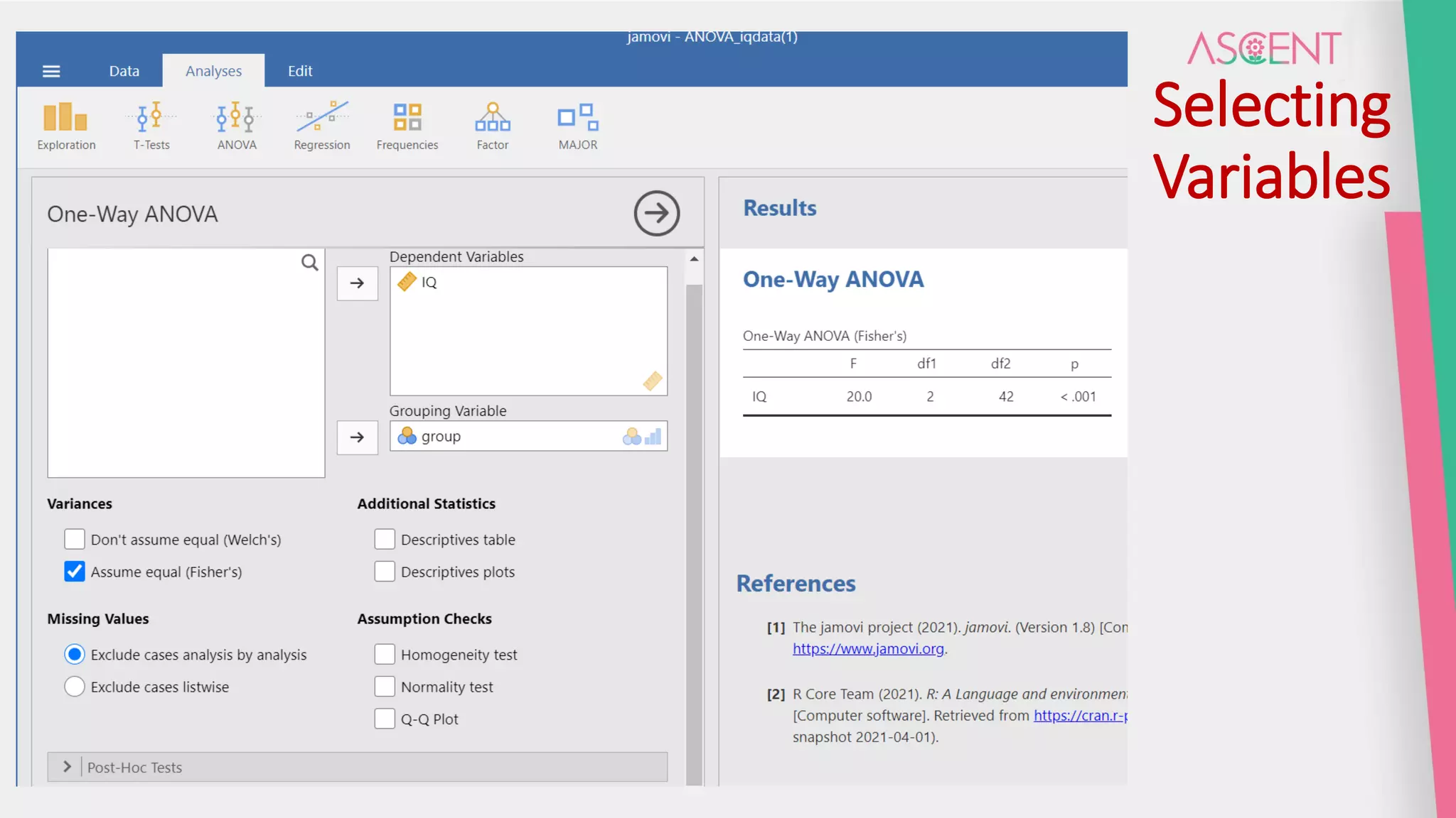 Jamovi for statistical data analysis | PDF