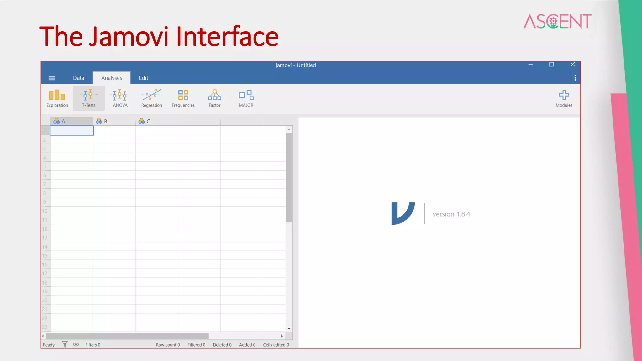 Jamovi for statistical data analysis | PDF