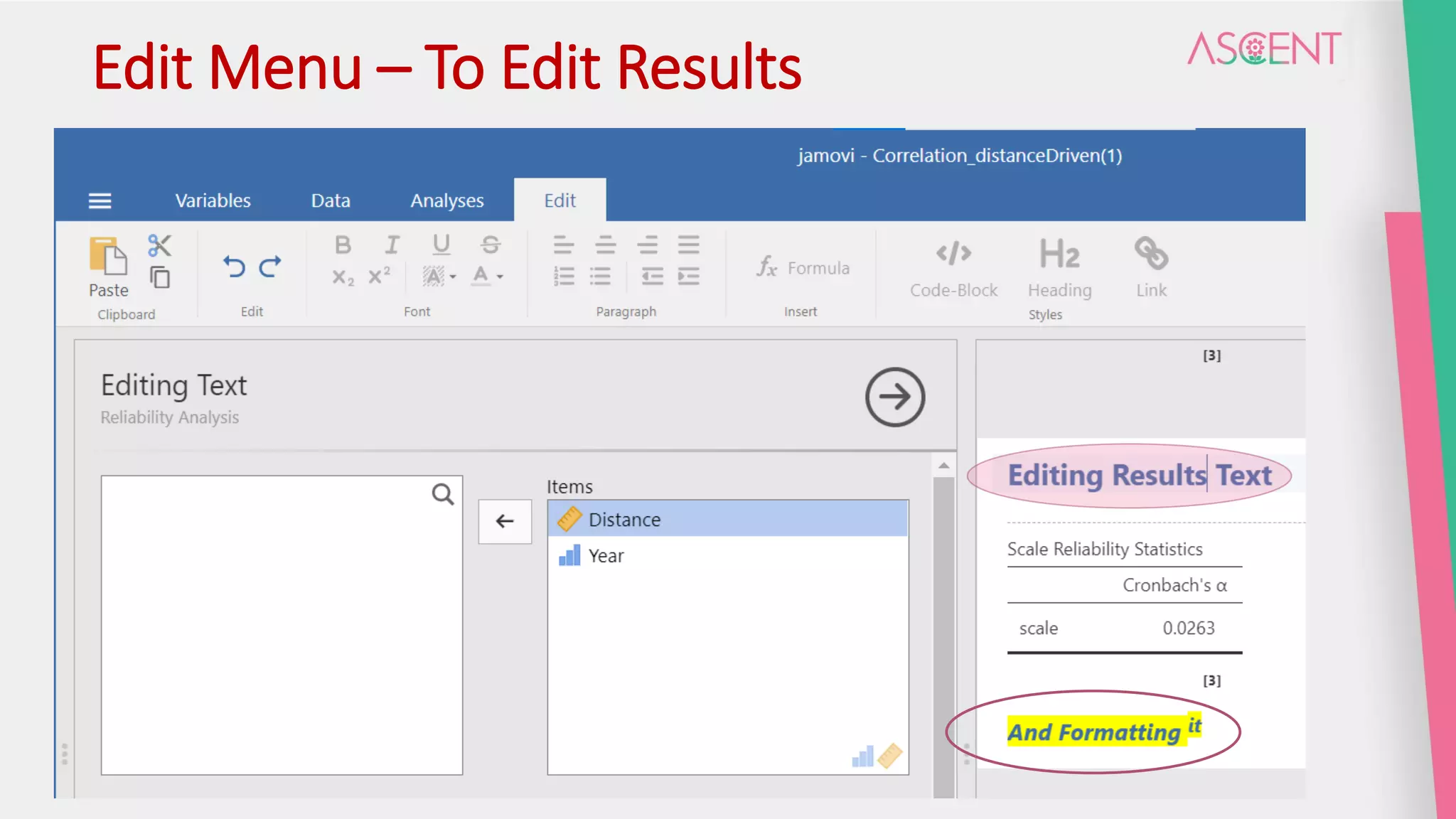 Jamovi for statistical data analysis | PDF