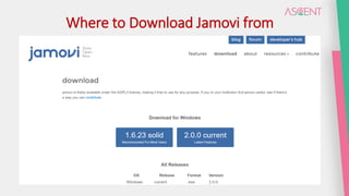 Jamovi for statistical data analysis | PDF