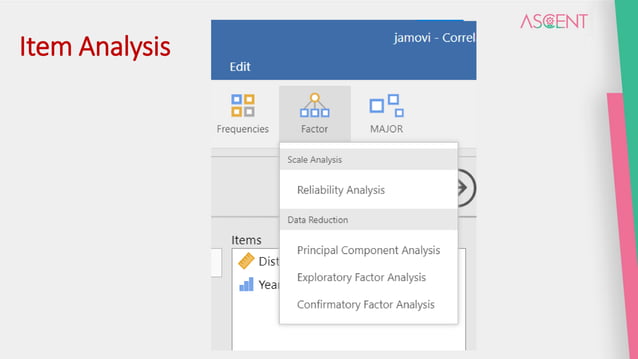 Jamovi for statistical data analysis | PDF