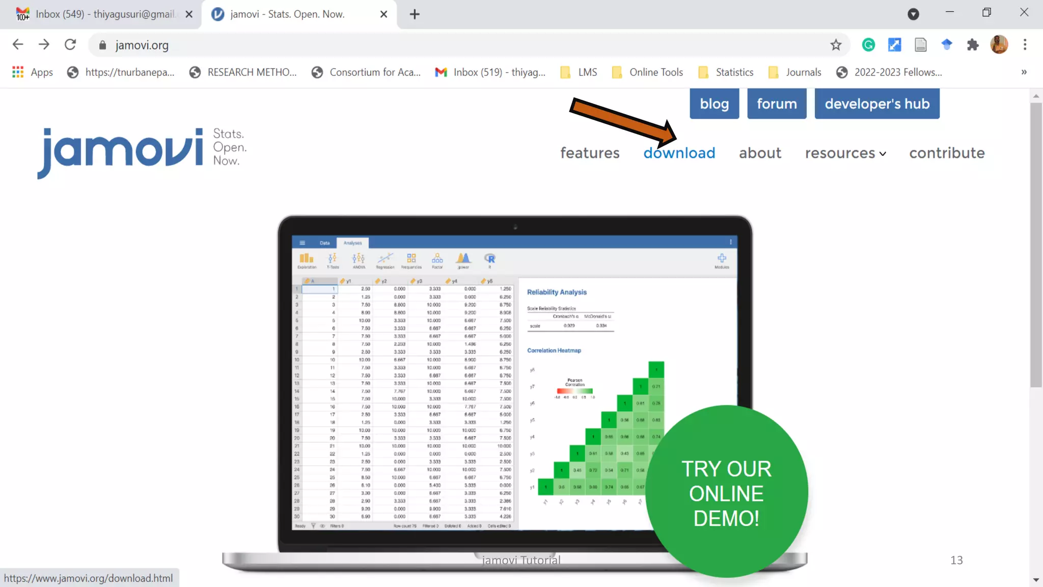 Jamovi Tutorial (Free and Open Source Statistical Software) | PDF