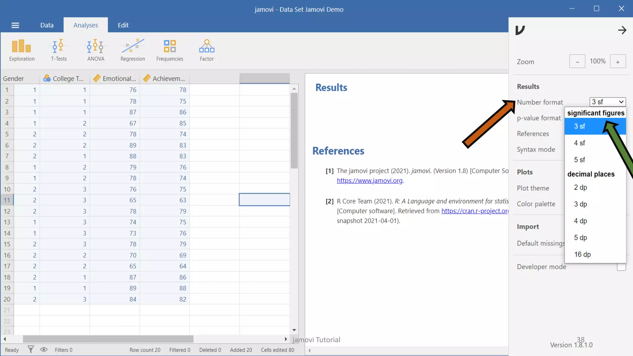 Jamovi Tutorial (Free and Open Source Statistical Software) | PDF