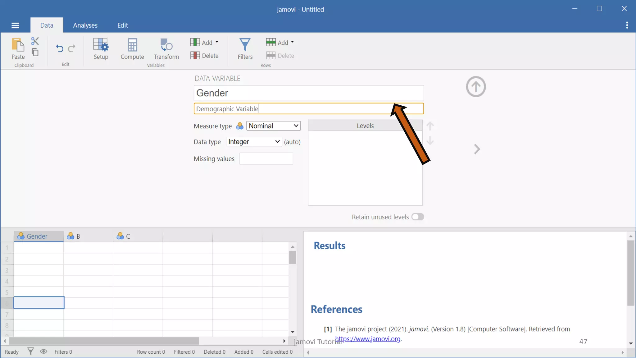 Jamovi Tutorial (Free and Open Source Statistical Software) | PDF
