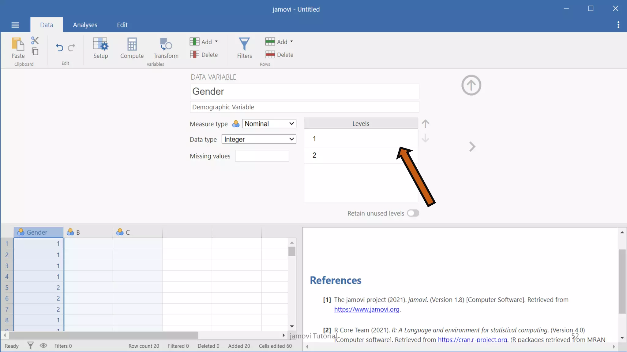 Jamovi Tutorial (Free and Open Source Statistical Software) | PDF