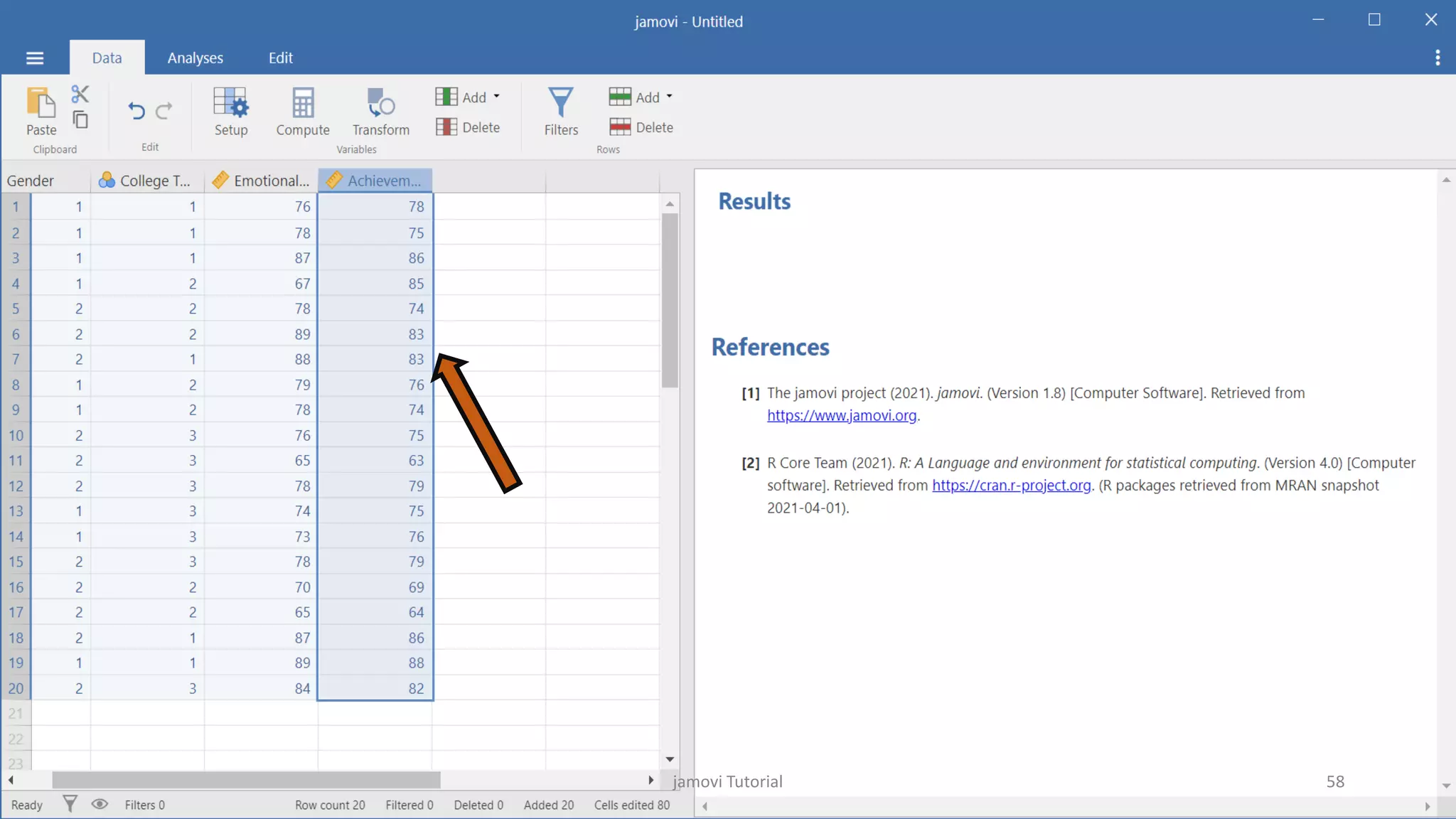 Jamovi Tutorial (Free and Open Source Statistical Software) | PDF