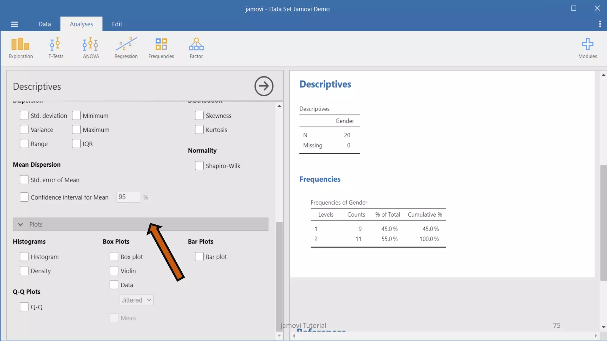 Jamovi Tutorial (Free and Open Source Statistical Software) | PDF