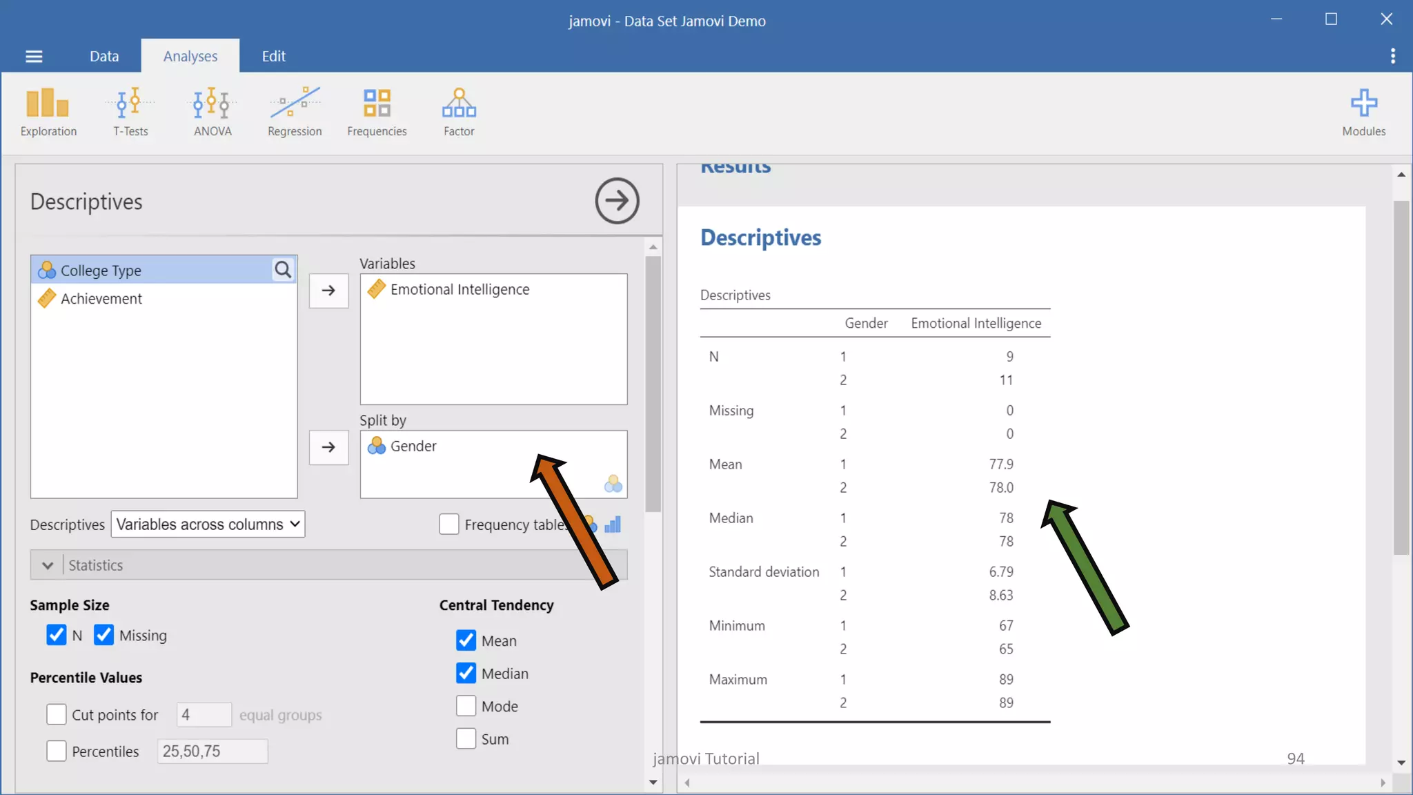 Jamovi Tutorial (Free and Open Source Statistical Software) | PDF