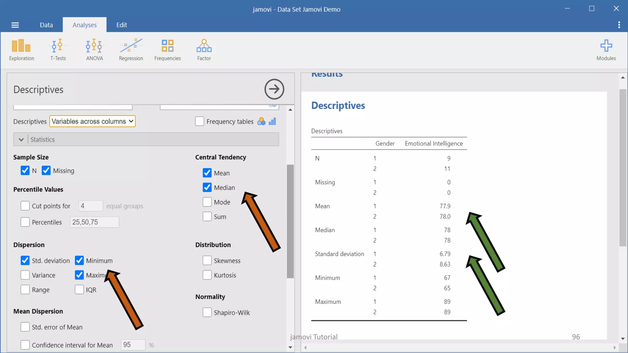 Jamovi Tutorial (Free and Open Source Statistical Software) | PDF