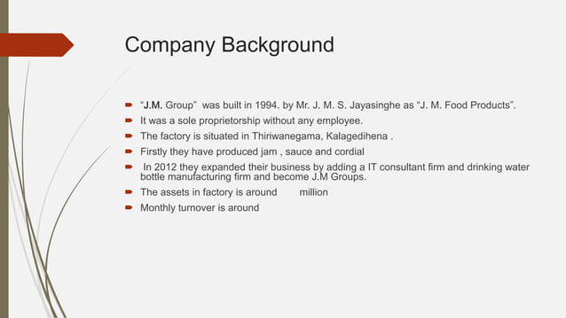 Jam production process | PPTX