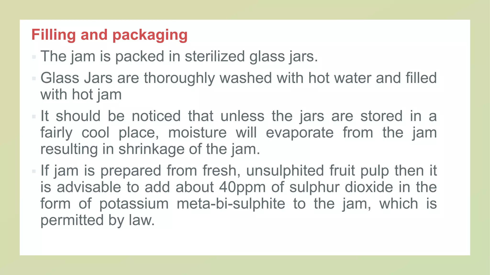 Jam preparation | PPTX