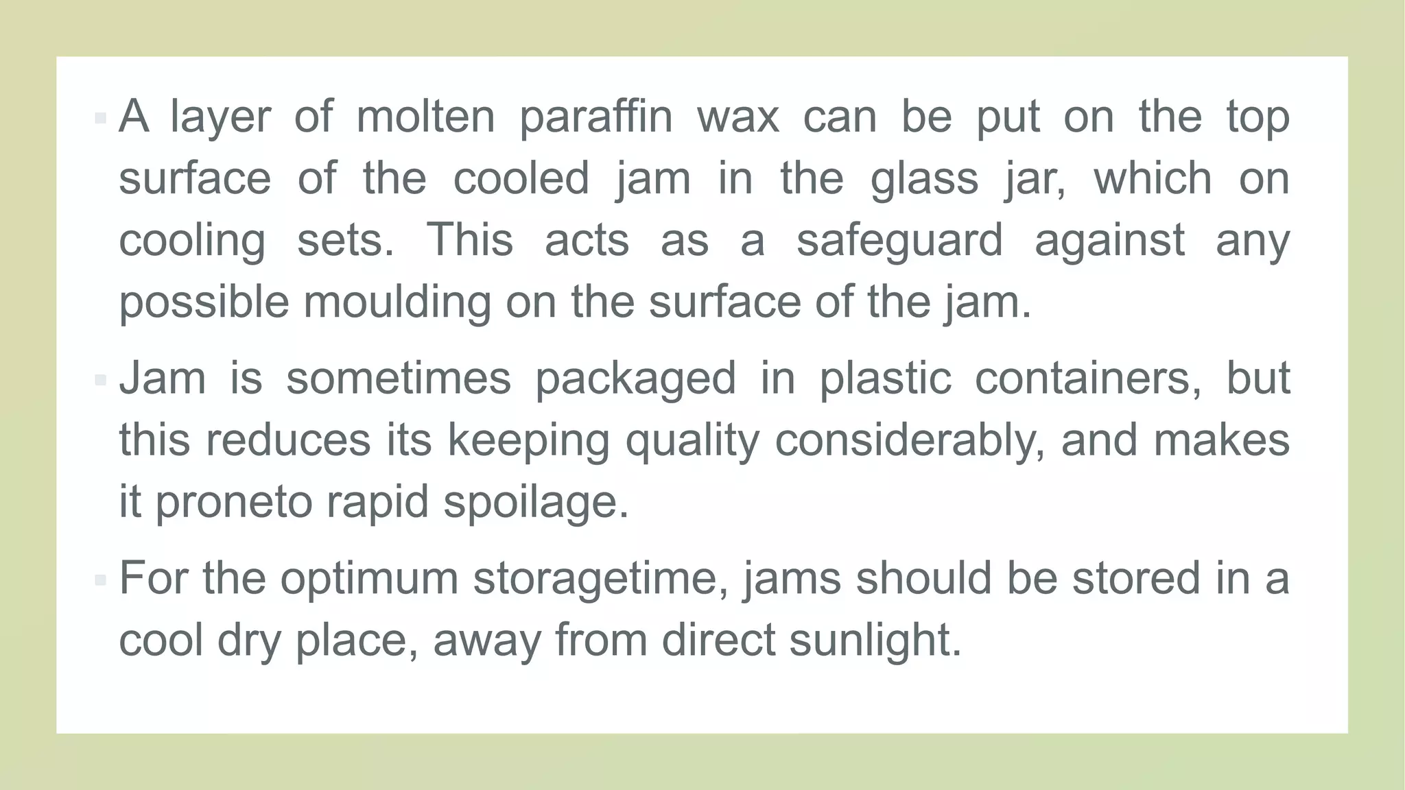 Jam preparation | PPTX