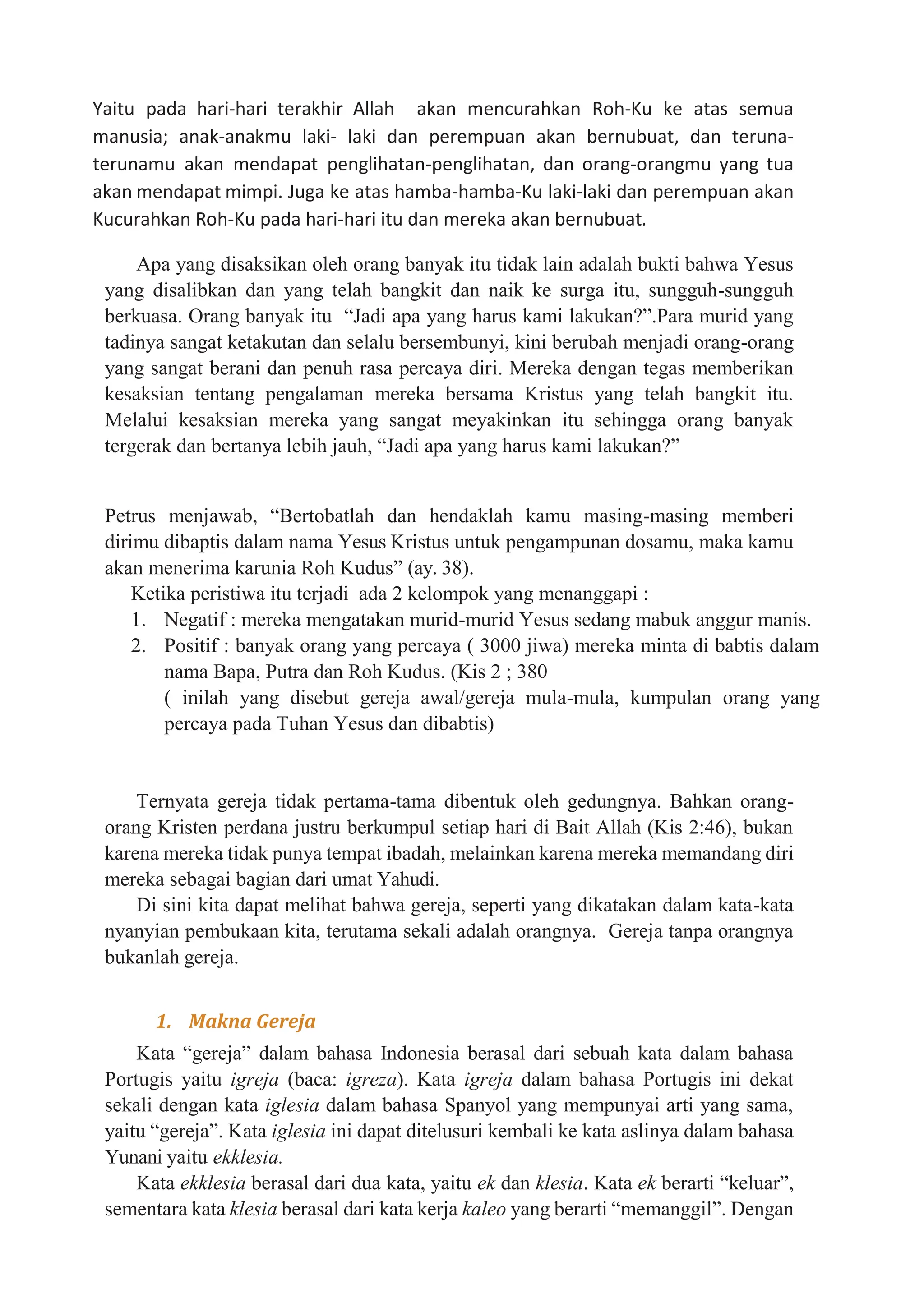 Modul Bahan Ajar kelas 9 Mapel PAK & Budi Pekerti | DOCX