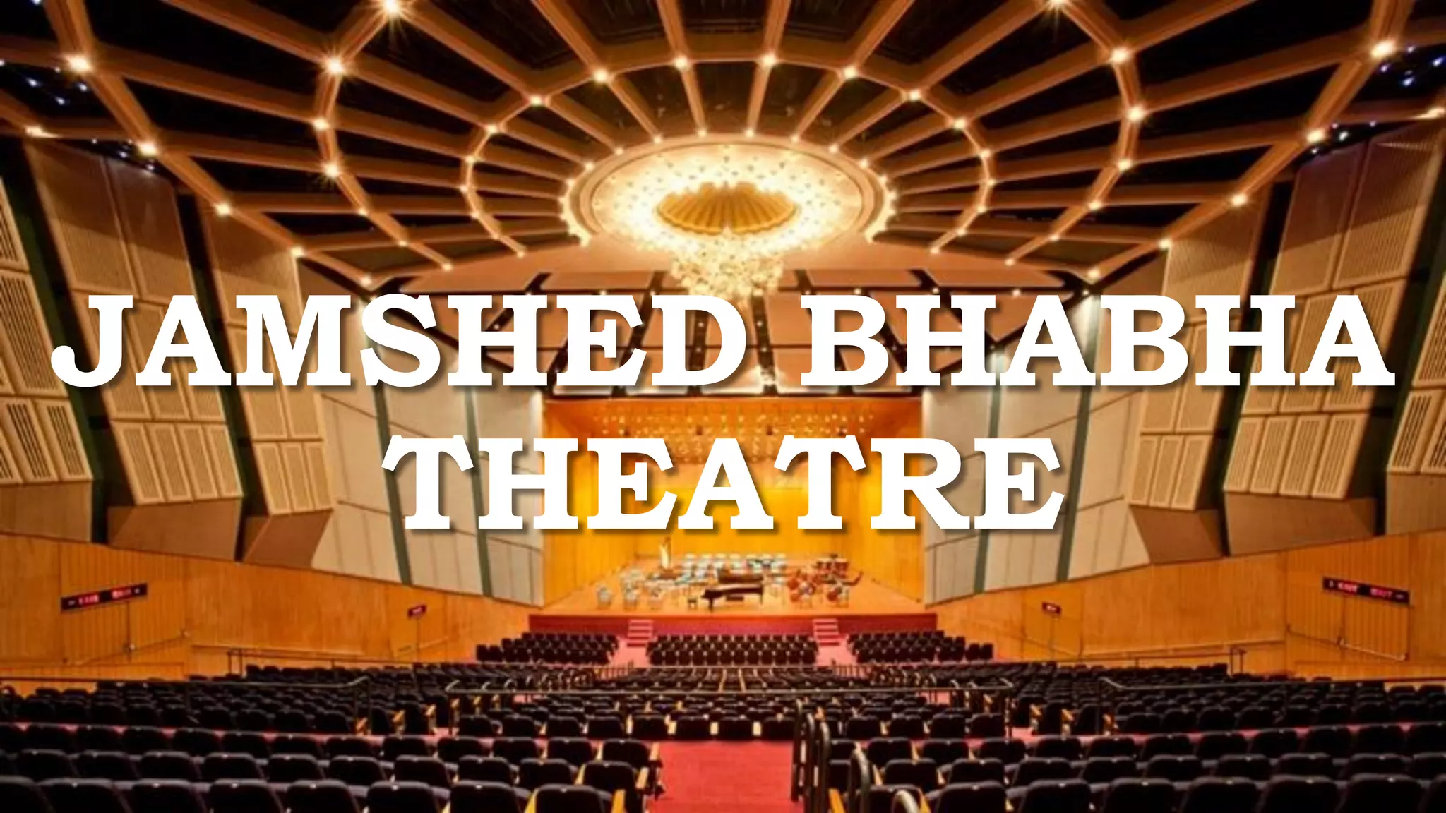 Jamshed bhabha theatre, ncpa, nariman point - ACOUSTICS - AUDITORIUM - MUMBAI | PDF