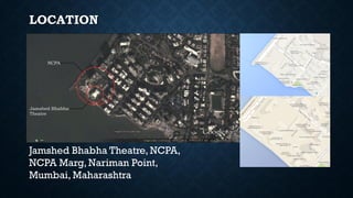 Jamshed bhabha theatre, ncpa, nariman point - ACOUSTICS - AUDITORIUM ...
