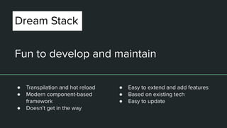 JAMstack with gatsby, contentful and netlify aka the dream stack | PDF