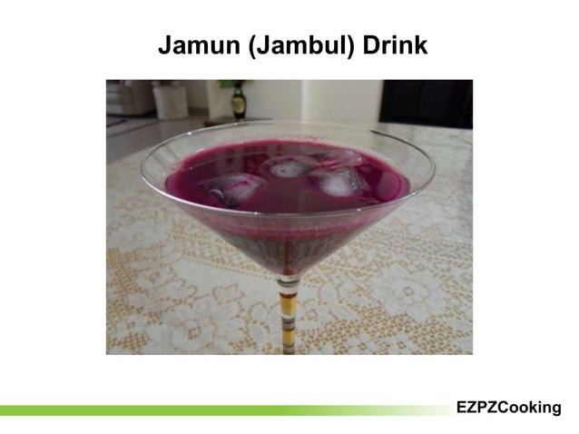 Jamun Drink Recipe | PPT
