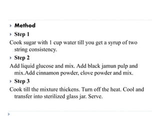 VALUE ADDITON IN JAMUN FRUIT | PPTX