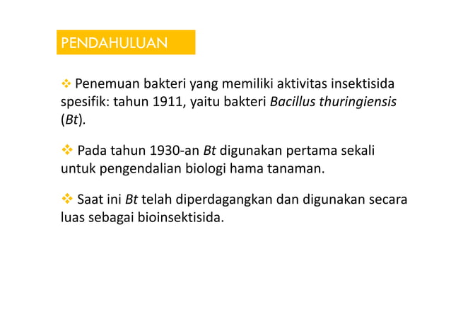 Jamur dan bakteri Entomopatogen ppt | PPT