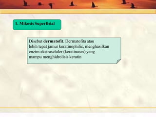 Ppt agen infeksius Jamur Ilmu Kep Dasar kes | PPTX