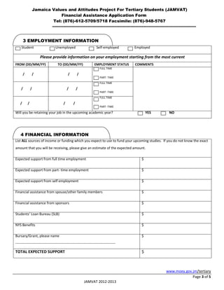 Jamvat application form 2012 2013 | PDF