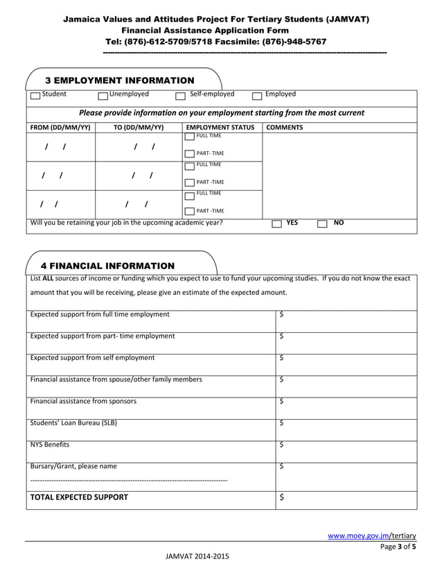 Jamvat application form 2014 2015 | PDF