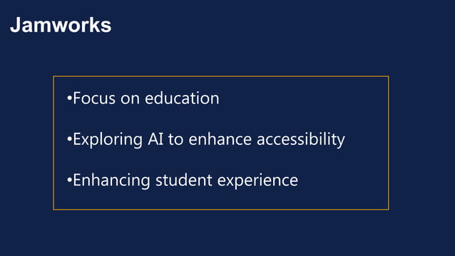 Jamworks pilot and AI at Jisc (20/03/2024) | PPT