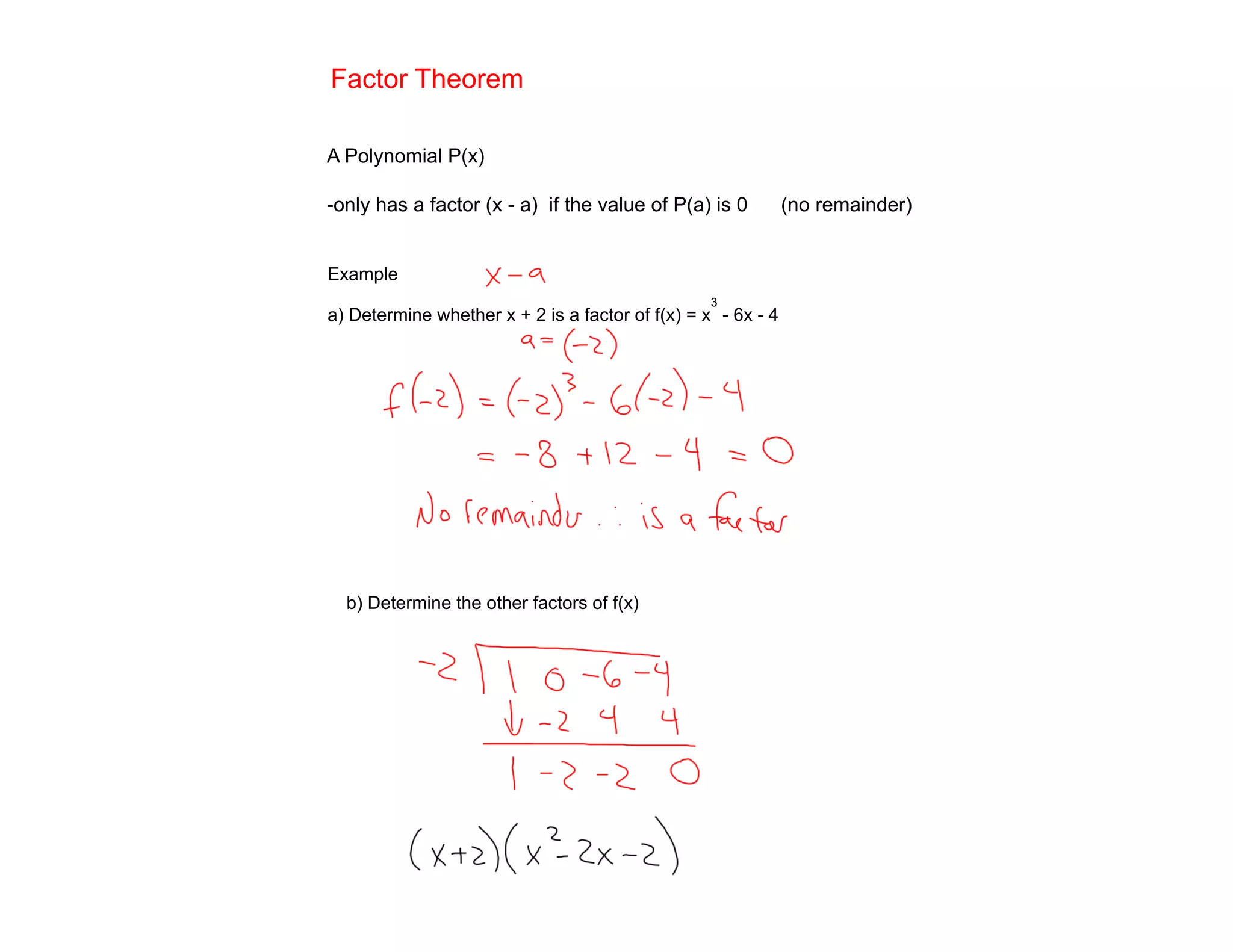 Jan. 12 Binomial Factor Theorm | PDF