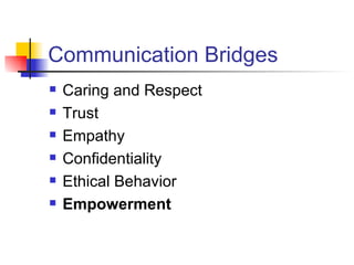 Jan 15 Communication Bridges And Barriers | PPT