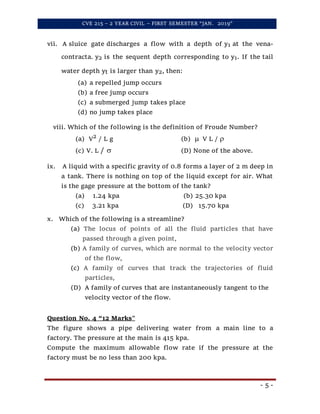 Examples in fluid mechanics | DOC