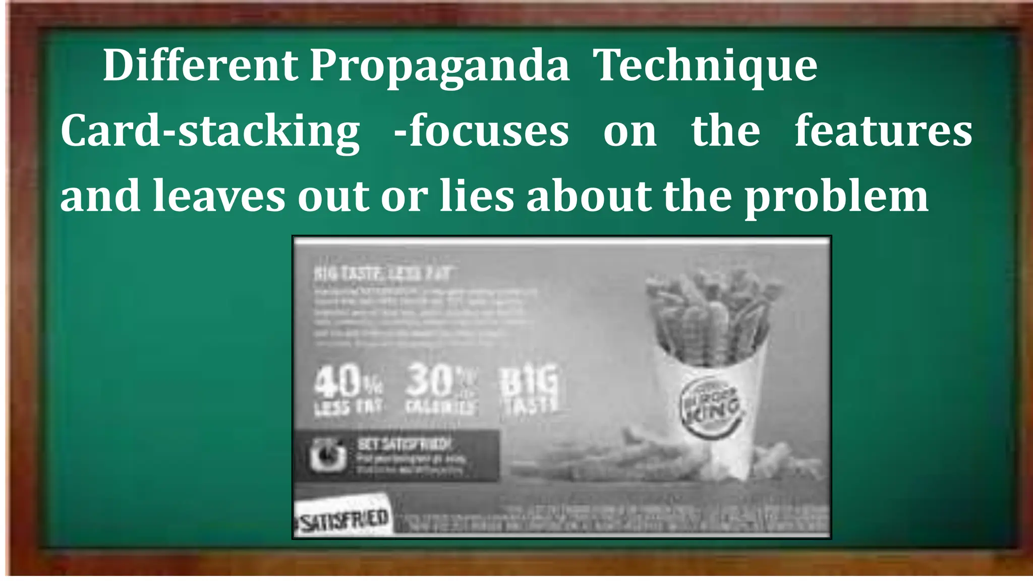 propaganda devices and technique in English 6 | PPTX