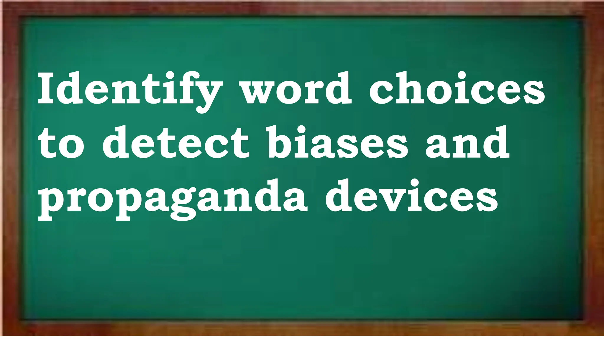 propaganda devices and technique in English 6 | PPTX