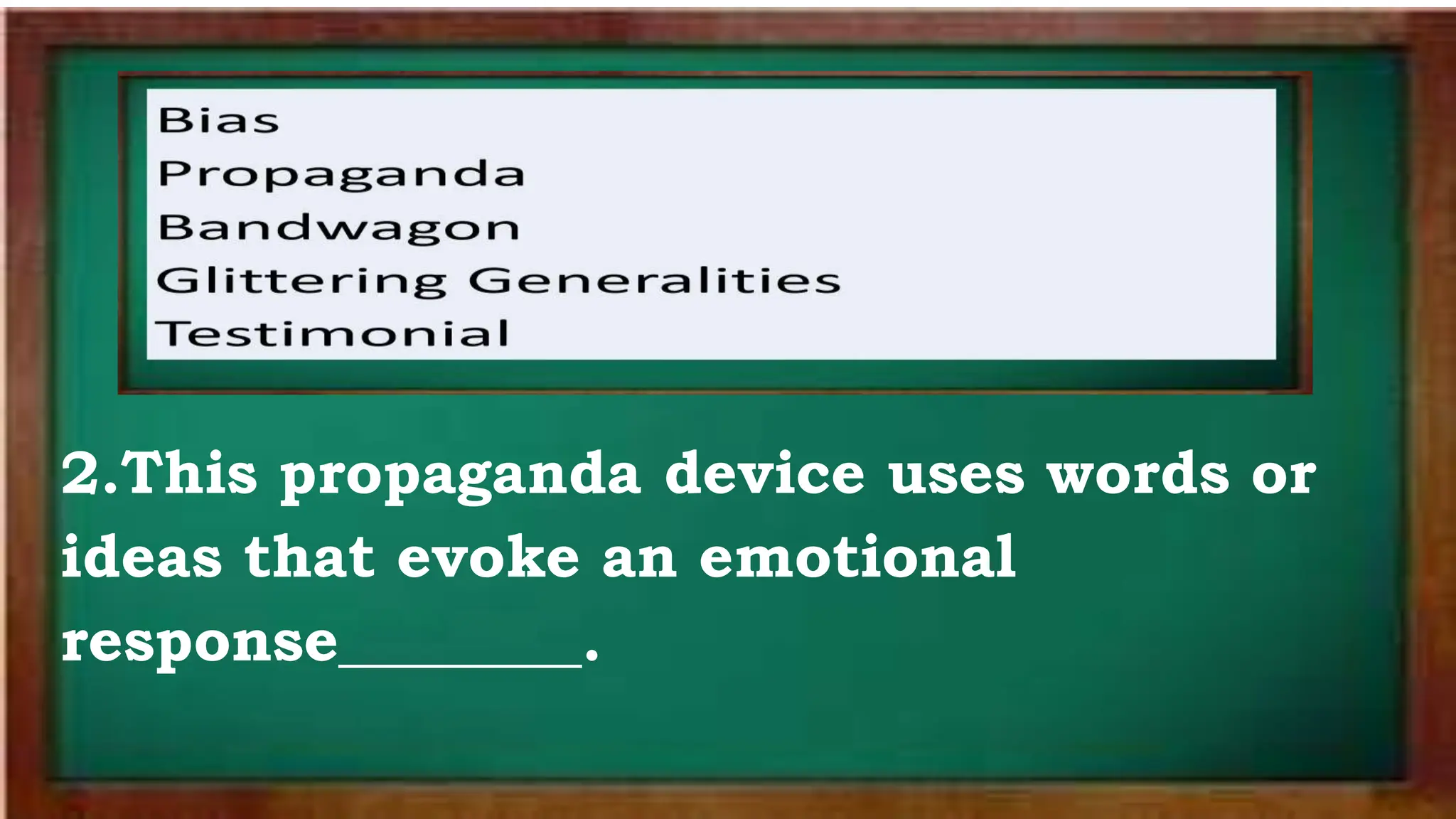 propaganda devices and technique in English 6 | PPTX