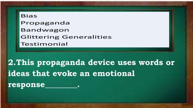 propaganda devices and technique in English 6 | PPTX | Advertising ...