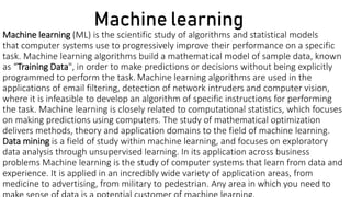 Machine learning | PPT